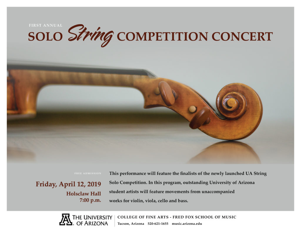 String Solo Competition Winners – School of Music