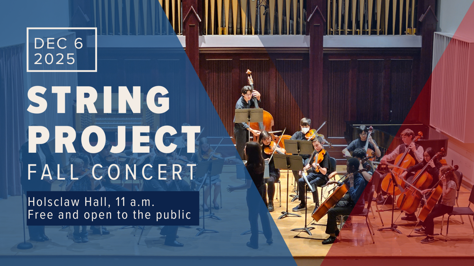 String Project Fall Concert – School of Music